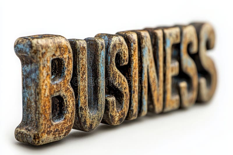Creative Representation of the Word Business in Dynamic and Textured ...