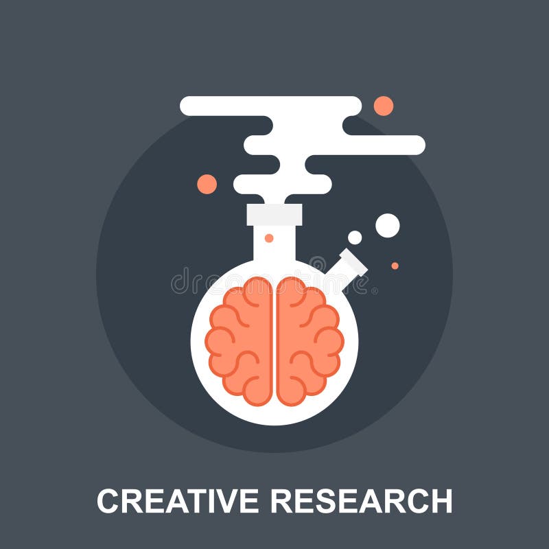 Creative Research Vector Illustration Concept Stock Vector ...