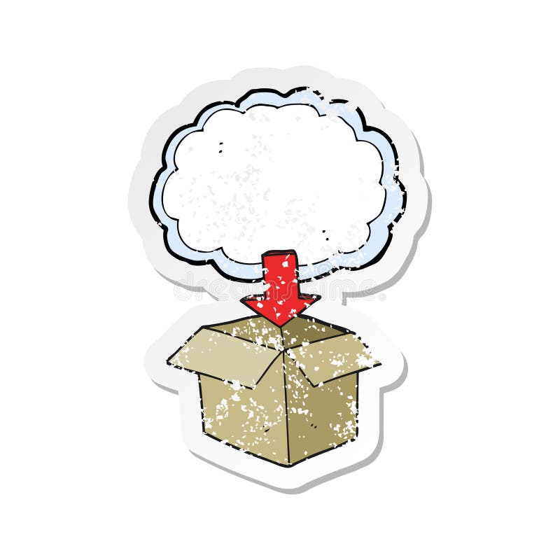 A Creative Retro Distressed Sticker of a Cartoon Download from the ...