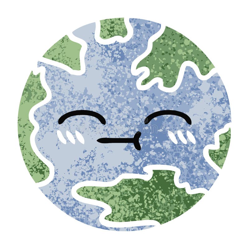 Cartoon Planet Earth World Environment Environmental Climate Change ...