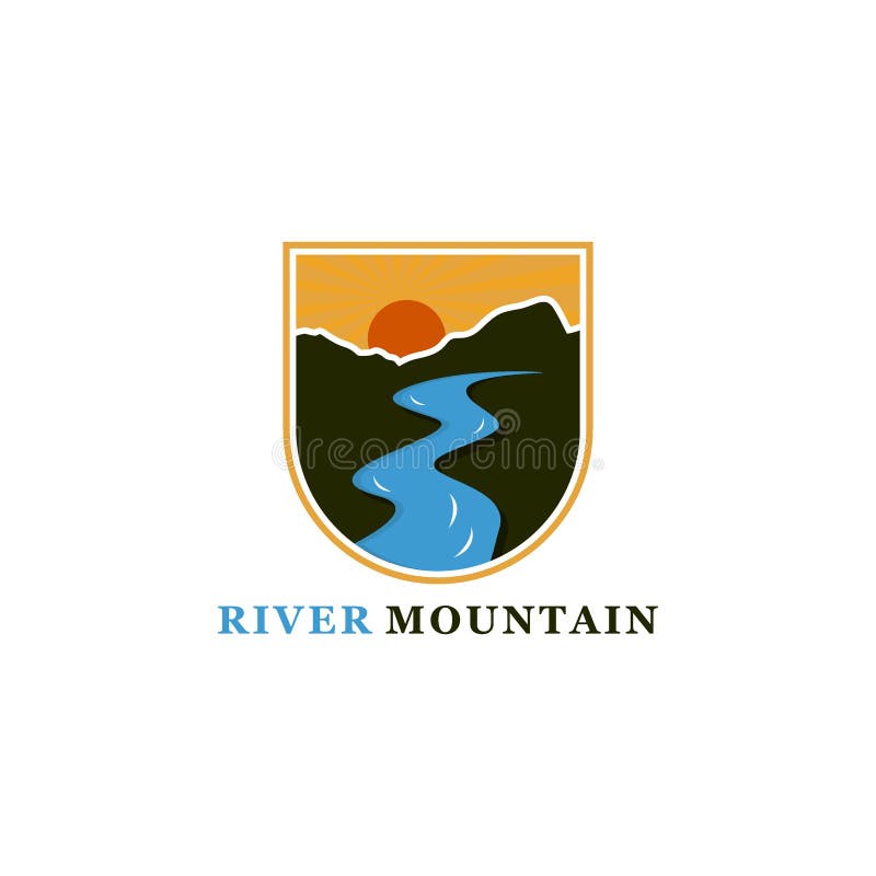 Creative River Logo Vector Art Logo Stock Illustration - Illustration ...