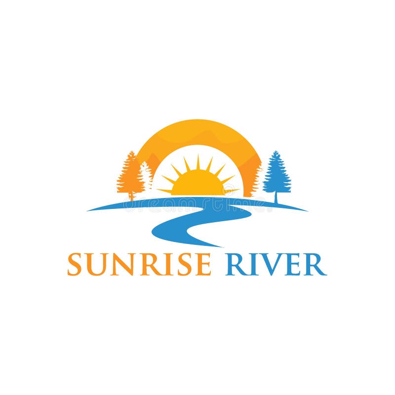 Creative River Logo Vector Art Logo Stock Illustration - Illustration ...