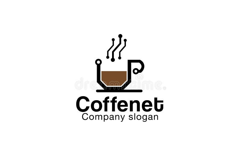 Coffee Net Logo Design Stock Illustrations – 78 Coffee Net Logo Design ...