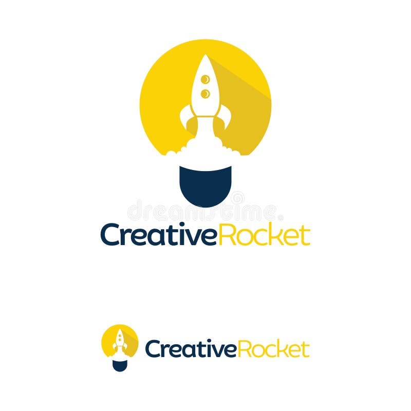 Sky Rocket Logo Template Design Vector Stock Vector - Illustration of ...
