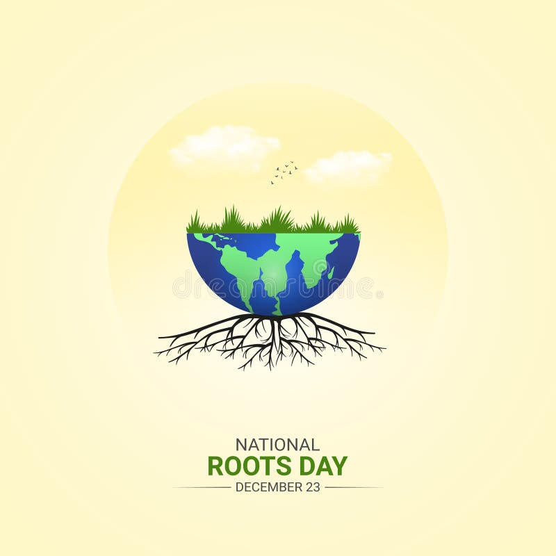 Creative Roots Day Ads Design. National Roots Day, Celebrated December ...
