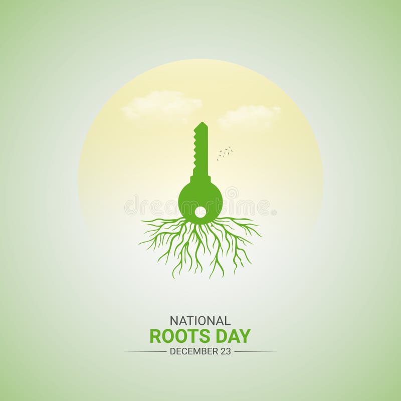 Creative Roots Day Ads Design. National Roots Day, Celebrated December ...