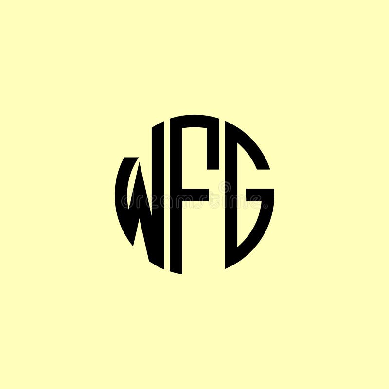 Rounded Initial Letters Wfg Logo Stock Illustrations – 2 Rounded ...