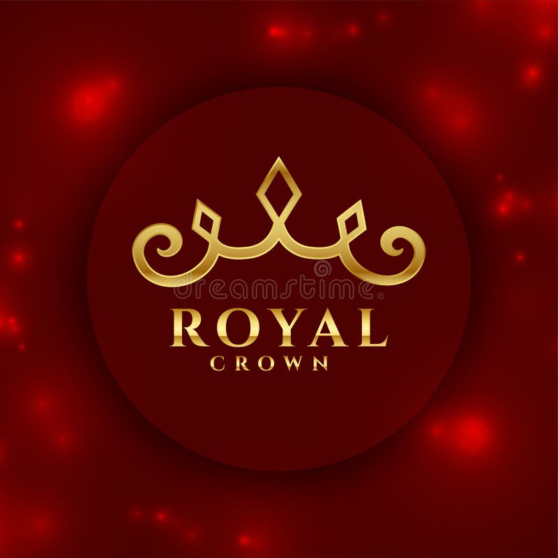 Creative Royal Crown Shiny Background for King or Queen Stock Vector ...