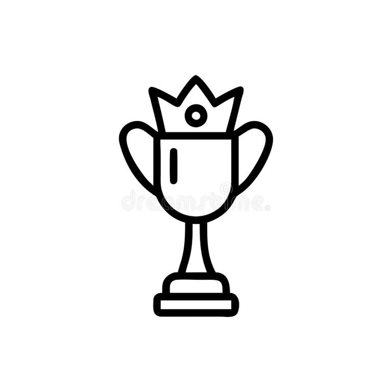 Creative Royal Trophy for Unique Competitions Stock Vector ...