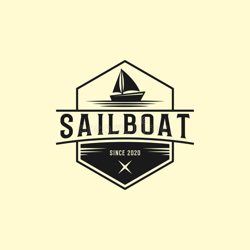 Creative Sailboat Logo Designs, Yacht Clubs Logo Vector Illustrations ...