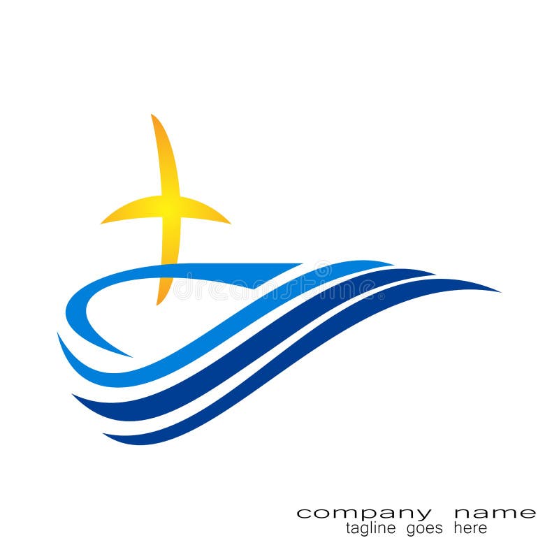 Creative Sample Design Cross Logo Stock Vector - Illustration of ...