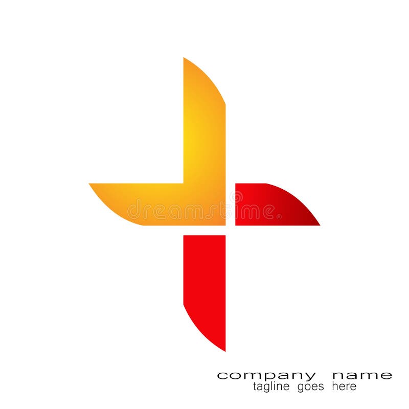 Creative Sample Design Cross Logo Stock Vector - Illustration of clinic ...