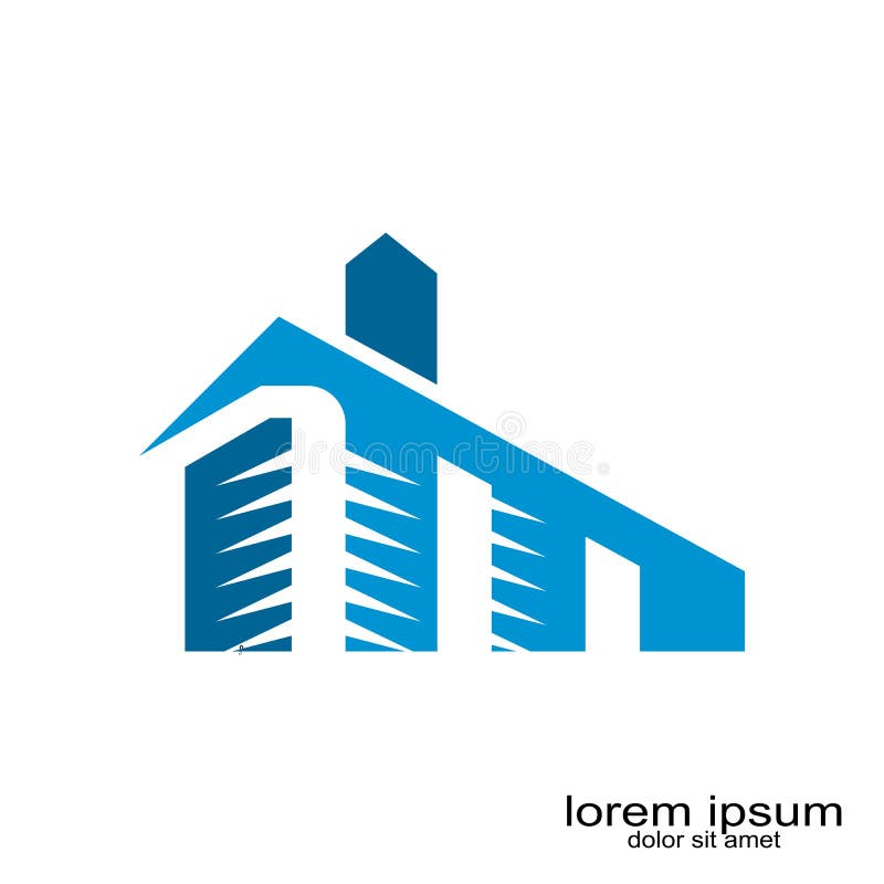 Building Business Logo Design Stock Vector - Illustration of idea ...