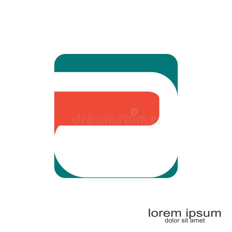 E letter logo design stock vector. Illustration of symboln - 127947907