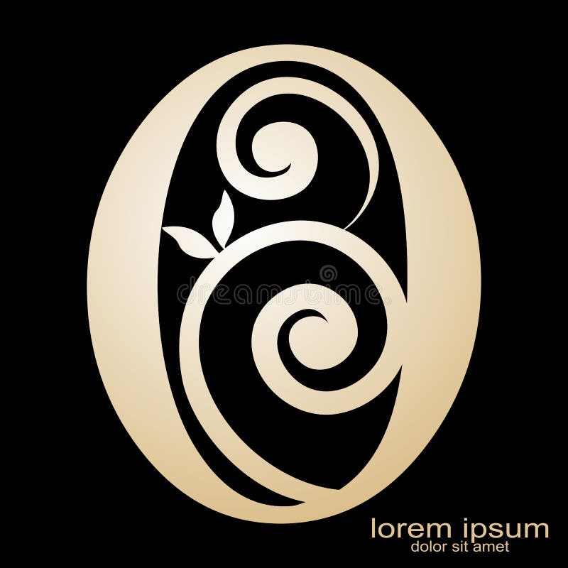 Creative Sample Design Number 0 Logo Stock Vector - Illustration of ...