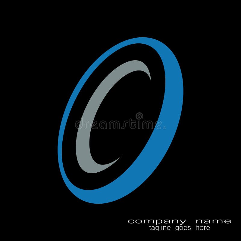 Creative Sample Design Round Letter C Logo Stock Vector - Illustration ...