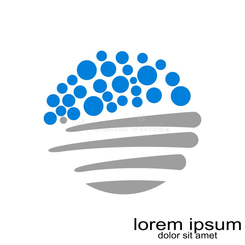 Creative Sample Design Round Logo Vector Stock Vector - Illustration of ...