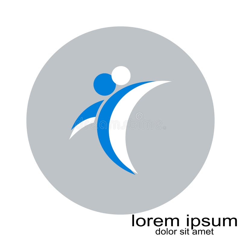 Creative Sample Design Round People Logo Vector Stock Vector ...