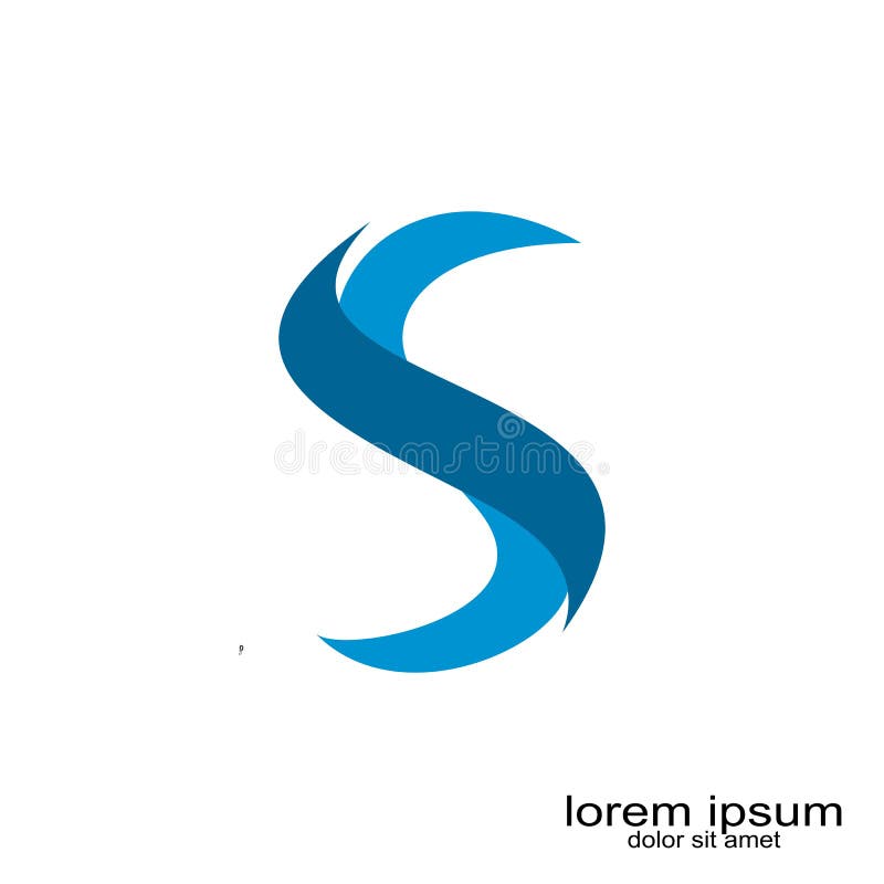 S letter logo design stock vector. Illustration of alphabet - 145942603