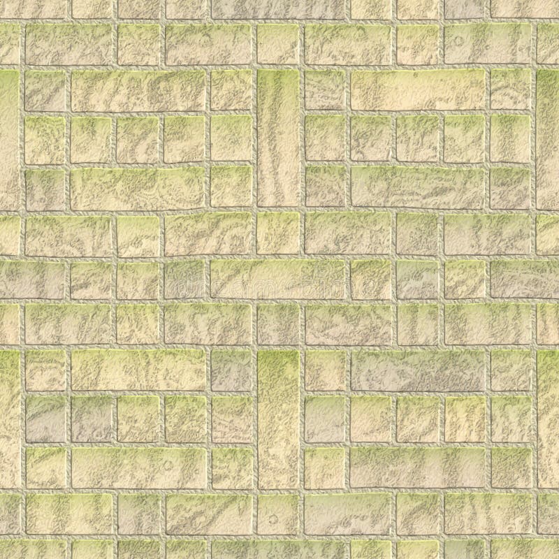 Creative Sand-colored Brickwork in the Form of a Square Stock Vector ...