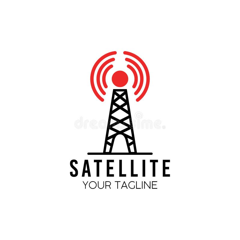 Creative Satellite Logo Design Vector Art Logo Stock Vector ...