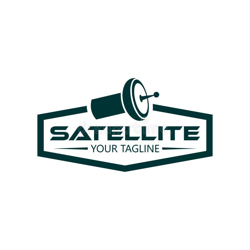 Creative Satellite Logo Design Vector Art Logo Stock Vector ...