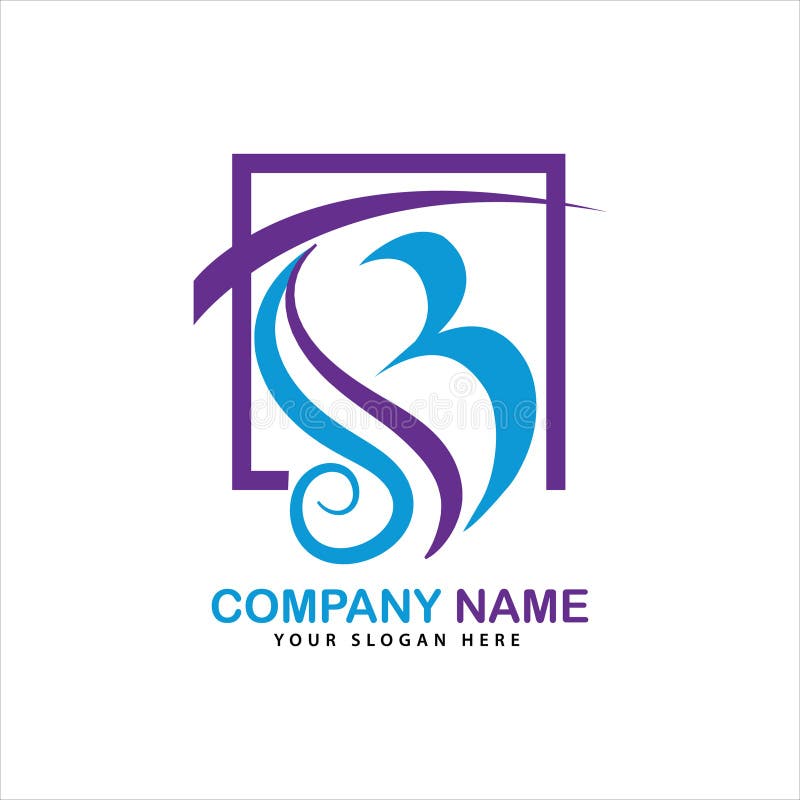 Creative SB Logo Vector Design Stock Vector - Illustration of graphic ...