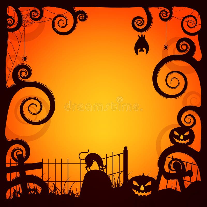 Spooky Forest Border Stock Illustrations – 418 Spooky Forest Border ...