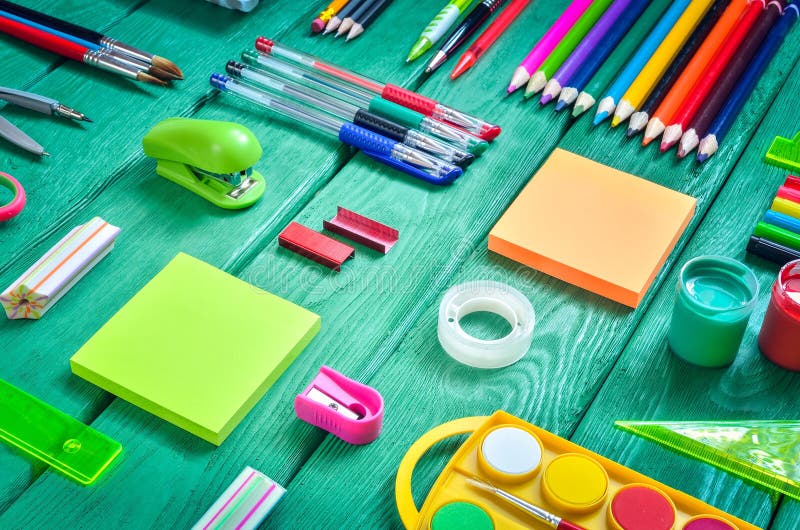 Creative school concept. stock photo. Image of notebook - 159867250