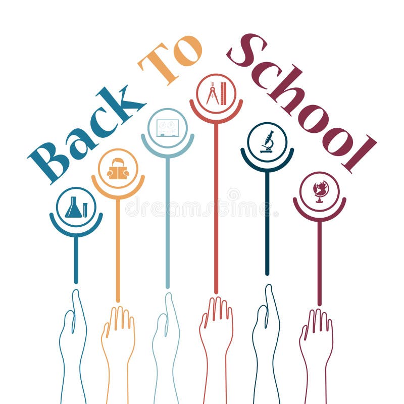 Creative school design stock vector. Illustration of learning - 55559247