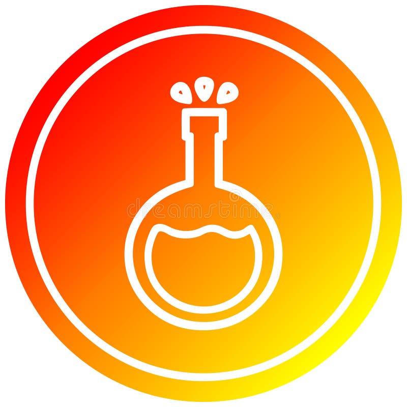 A Creative Science Experiment Circular in Hot Gradient Spectrum Stock ...