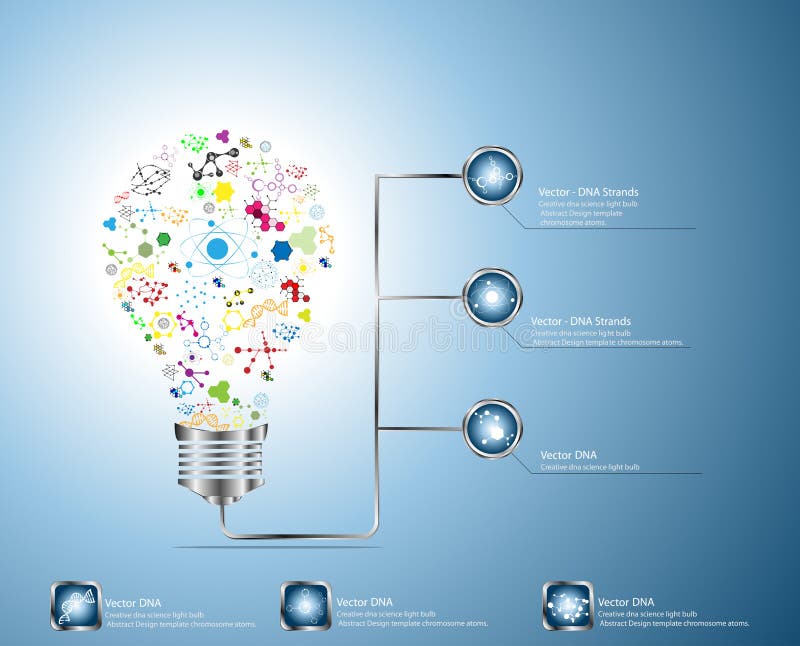 Creative Science Elements stock vector. Illustration of atomic - 40797217