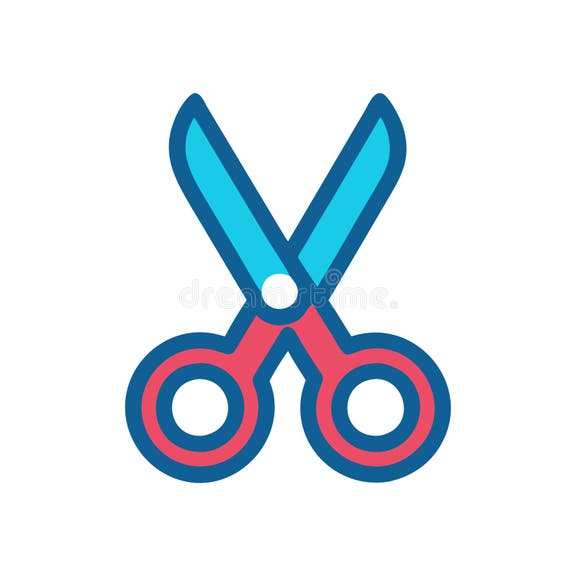 Creative Scissors for Unique Designs Stock Vector - Illustration of ...