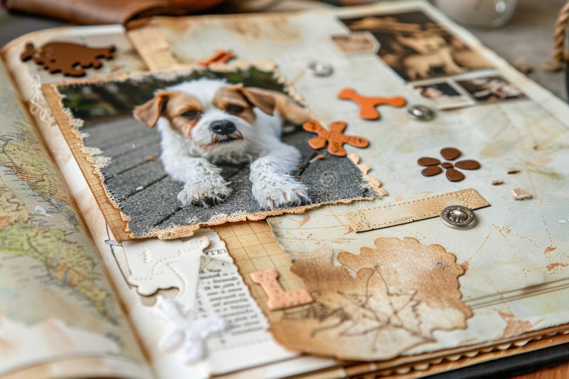 Creative Scrapbook Page, Various Themes and Styles, Featuring Unique ...