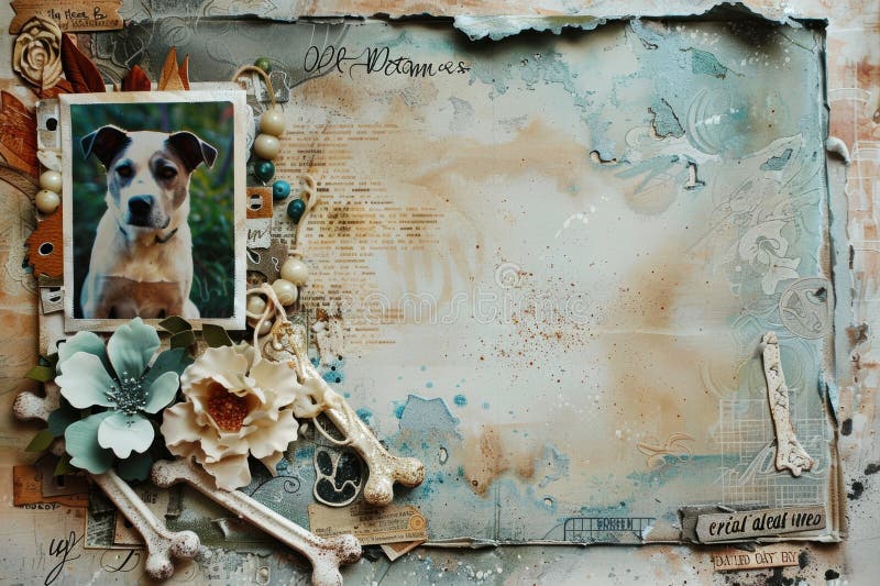 Creative Scrapbook Page, Various Themes and Styles, Featuring Unique ...