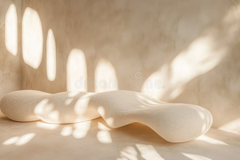 Creative Sculptural Seating in Neutral Tones and Natural Light in an ...