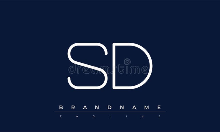 Creative SD Letter Initial Logo Vector Image Stock Vector ...