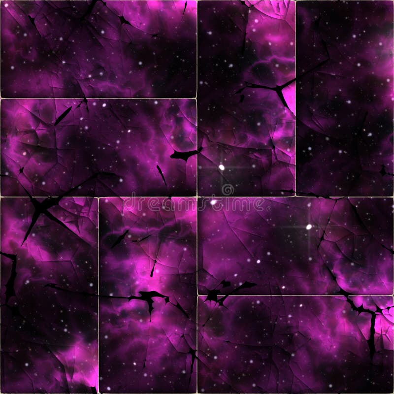 Creative Seamless Galactic 3d Background Stock Illustration ...