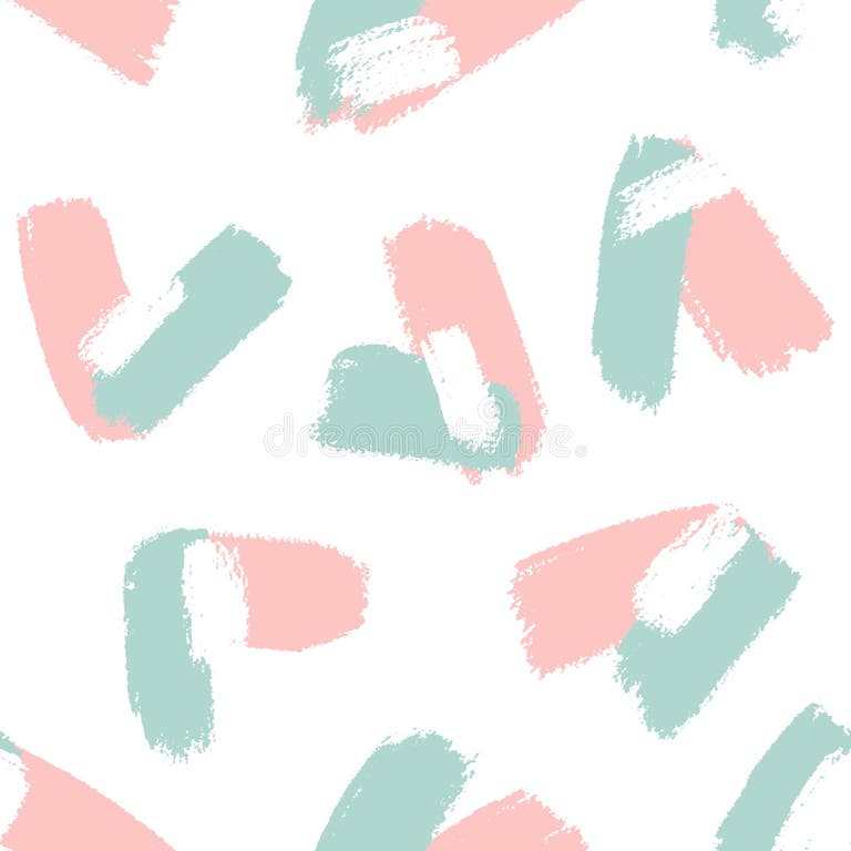 Creative Seamless Pattern. Artistic Universal Background. Hand Drawn ...