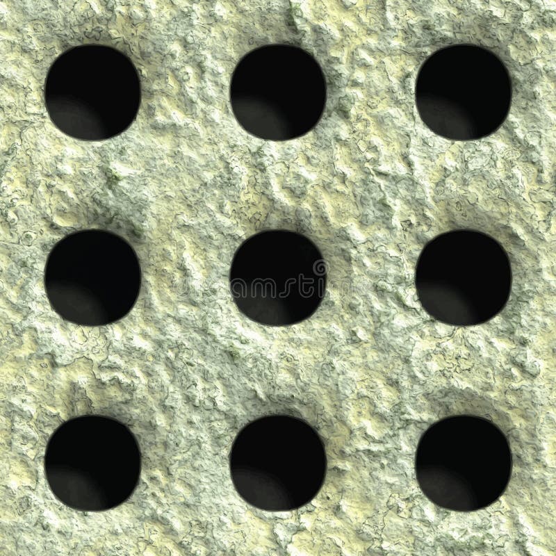 Creative Seamless Vector Texture Stock Vector - Illustration of holes ...
