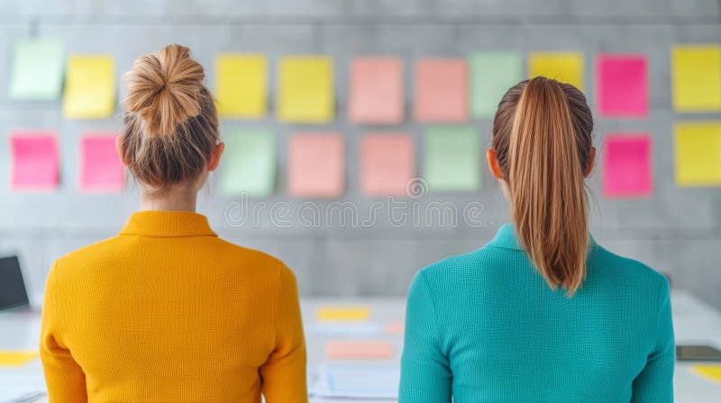 Creative Session with Participants Engaged in Brainstorming Using ...