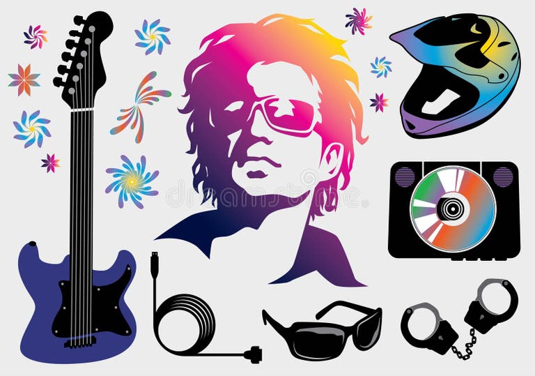 Rockstar Set Stock Illustrations – 593 Rockstar Set Stock Illustrations ...