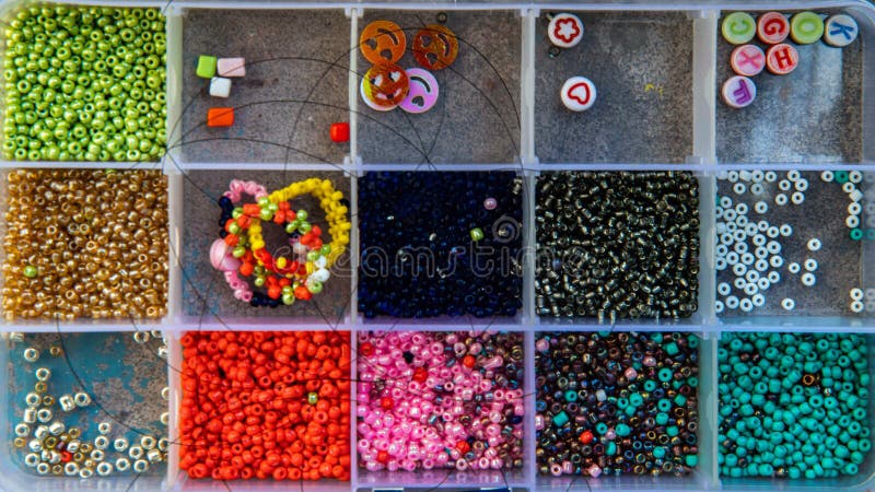 A Creative Set of Various Beautiful Sewing Handmade Materials .beads ...