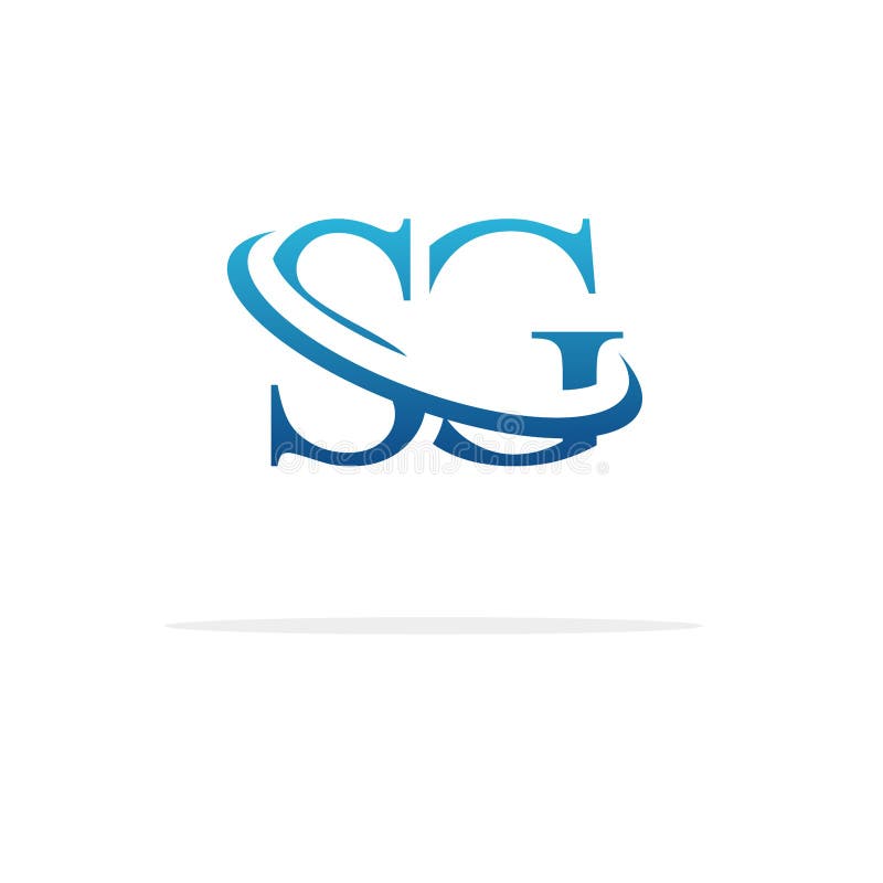 Creative SG Logo Icon Design Stock Vector - Illustration of business ...