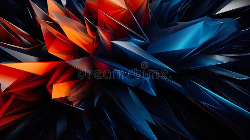 Creative Sharp Triangle Background, Geometry Design Pattern, Abstract ...