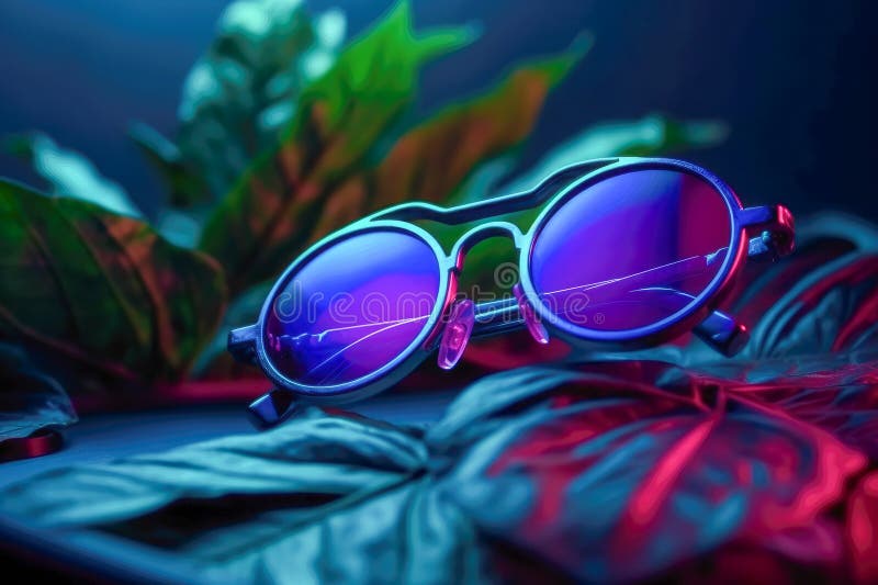 CREATIVE SHOOT of SUNGLASSES with COLORFUL BACKGROUND and COOL PROPS ...