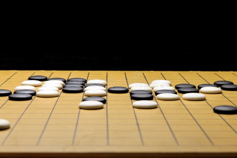 Go - the Traditional Asian Strategy Board Game Stock Photo - Image of ...