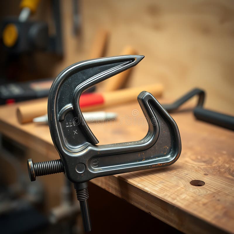 A Creative Shot of a Clampâ€™s Handle Extended and Locked into Place ...