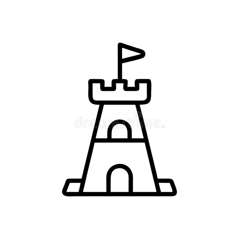 Creative Siege Tower for Military Themes Stock Vector - Illustration of ...