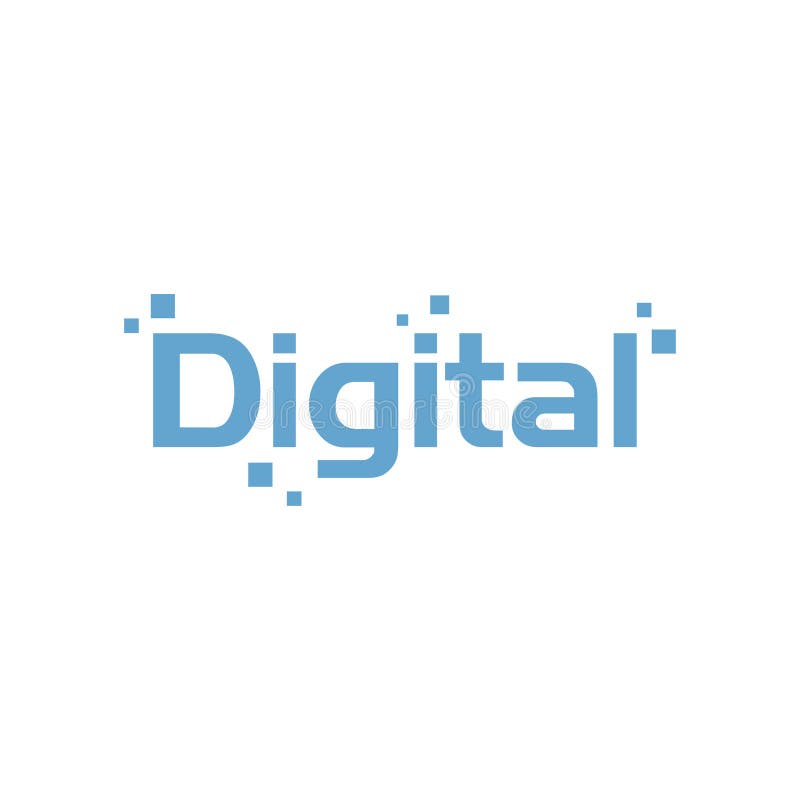 Creative Sign Letter Digital Typography Logo Design Vector Stock Vector ...